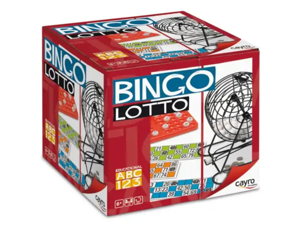 Línea Básica - Bingo con bombo de metal - Cayro – Serendipia Toys